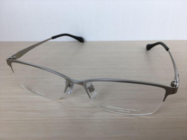 KATHARINE HAMNETT LONDON（キャサリンハムネットロンドン） KH9208/1（シャーリングシルバー） メガネフレーム 55サイズ 新品