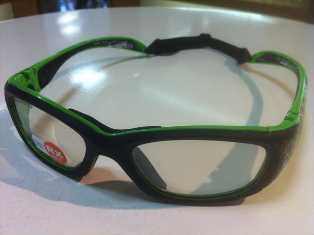 REC SPECS(レックスペックス) Morpheus(モーフィアス) NEONTAG #245(マットブラック/ネオングリーン) 53サイズ 子ども用スポーツメガネ 子ども用スポーツゴーグル