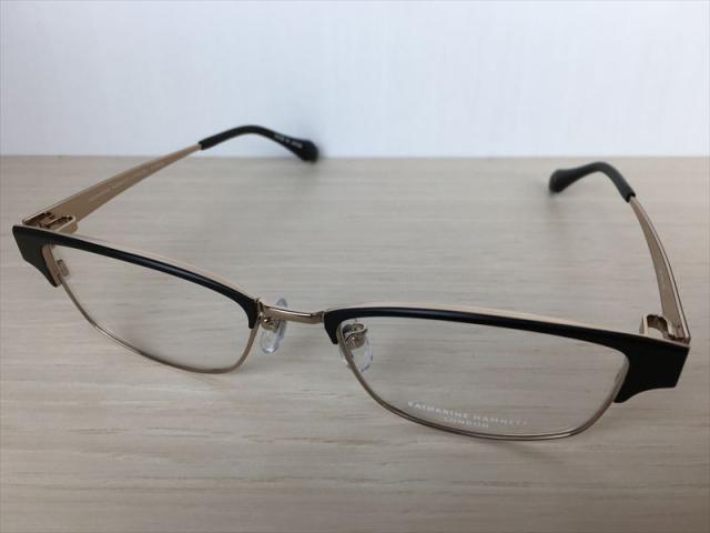 KATHARINE HAMNETT LONDON (キャサリンハムネットロンドン) KH9205 2 (ブラック/ゴールド) 54サイズ メガネ(メタルフレーム)