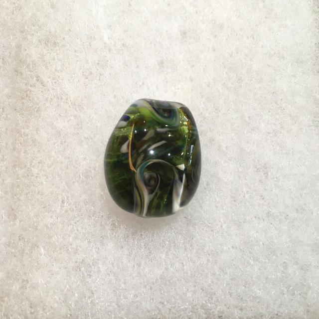 【帯留】ガラスアート帯留名画・ムンクの叫び