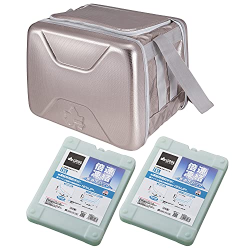 ハイパー氷点下クーラーXL ＋ 倍速凍結氷点下パックXL×2個 3点セット R167N003 メタルシルバー