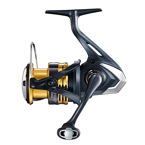 シマノSHIMANO スピニングリール 22 サハラ 2500 黒、オレンジ