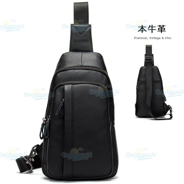 ボディバック ショルダーバッグ ワンショルダー 斜め掛けバッグ メンズ 本革 牛革 レザー 革 レザーバッグ 肩掛け 小物入れ 手ぶらバッグ オシャレ 父の日