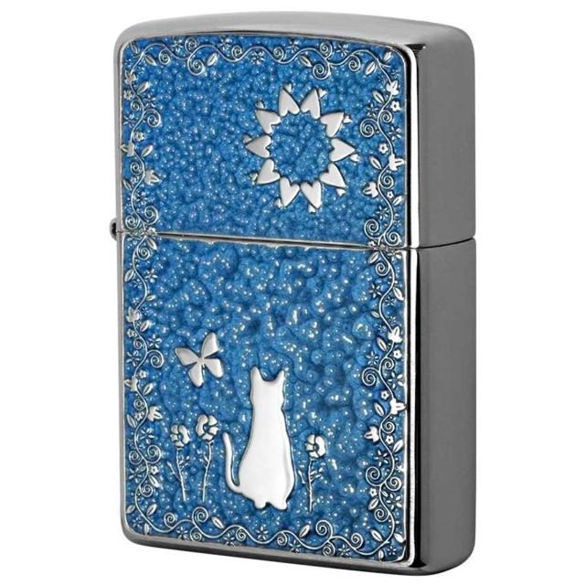 Zippo ジッポライター 200 Flat Bottom Metal Paint Plate 2MPP-Cat BL メール便可の通販はau PAY マーケット - 輸入雑貨のネットストア ...