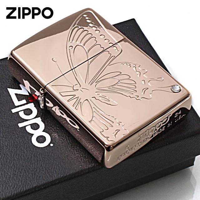 Zippo ジッポライター 蝶々 バタフライ ピンクゴールド Butterfly Series 2BTF-PG メール便専用商品の通販はau PAY マーケット - 輸入雑貨のネットストア ...