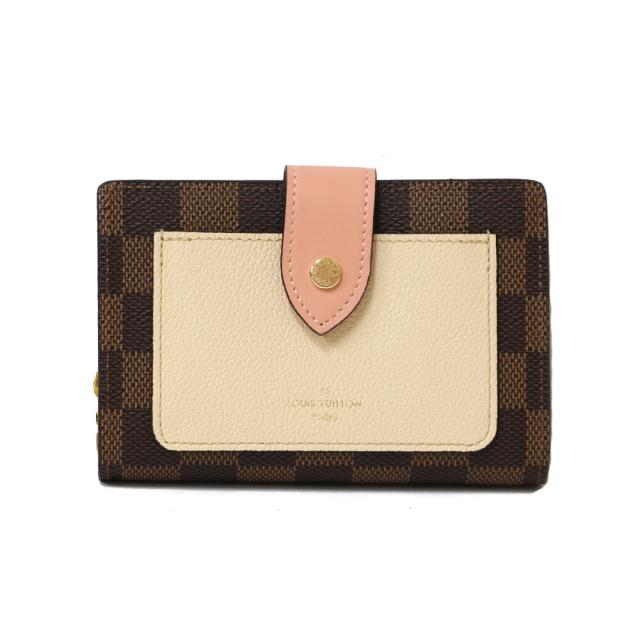 ルイヴィトン ジュリエット ダミエ 二つ折り財布 ダミエキャンバス N60380 レディース LOUIS VUITTON  中古 R&Kリサイクルキング