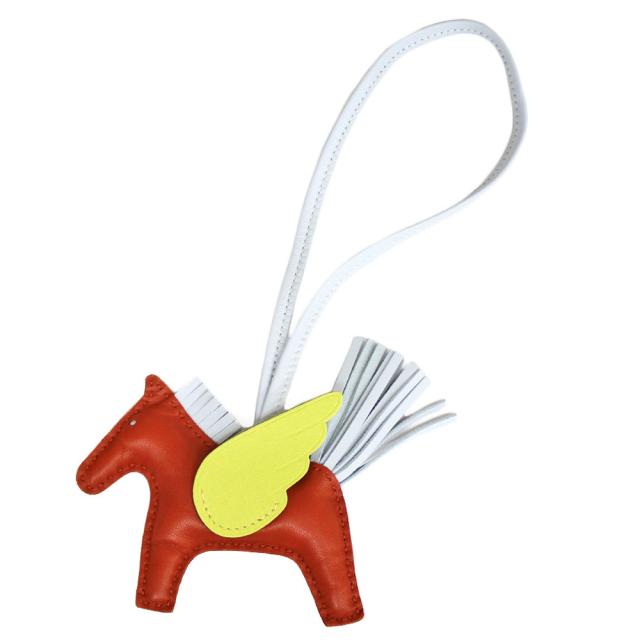 エルメス HERMES ロデオ ペガサス PM キーホルダー アニョーミロ ユニセックス 中古