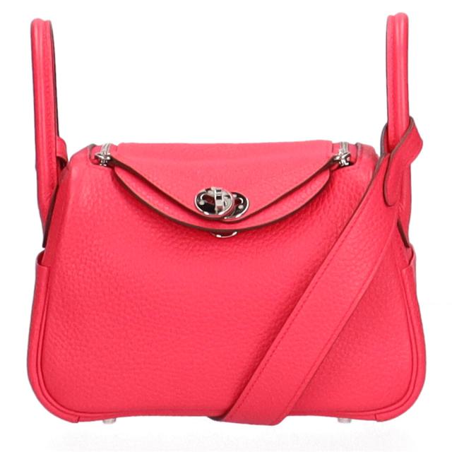 エルメス リンディ　ミニ ショルダーバッグ トリヨンクレマンス フランボワーズ レディース HERMES  中古 R&Kリサイクルキング