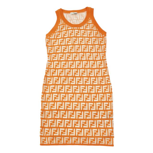 フェンディ ワンピース コットン FZD760 A7U3 レディース FENDI  中古  R&Kリサイクルキング