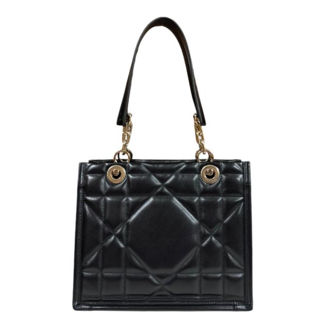 クリスチャンディオール エッセンシャルスモール アーキカナージュ トートバッグ レザー M8720OZVJ ブラック レディース Christian Dior  中古  R&Kリサイクルキング