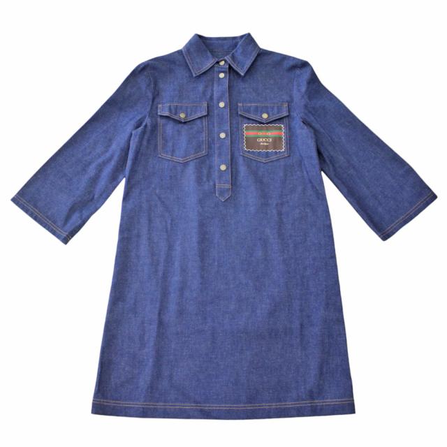 グッチ ワンピース コットン レディース GUCCI  中古  R&Kリサイクルキング