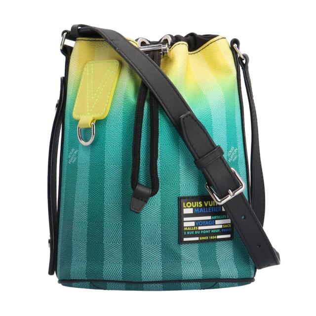 ルイヴィトン サック マラン ダミエストライプ ショルダーバッグ PVC M59920 グリーン メンズ LOUIS VUITTON  中古  R&Kリサイクルキング