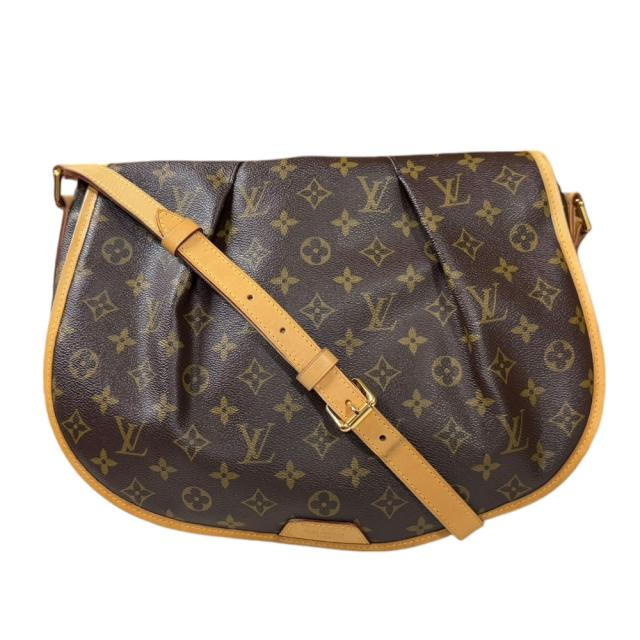 ルイヴィトン メニルモンタンMM モノグラム ショルダーバッグ モノグラムキャンバス M40473 ブラウン レディース LOUIS VUITTON  中古 R&Kリサイクルキング