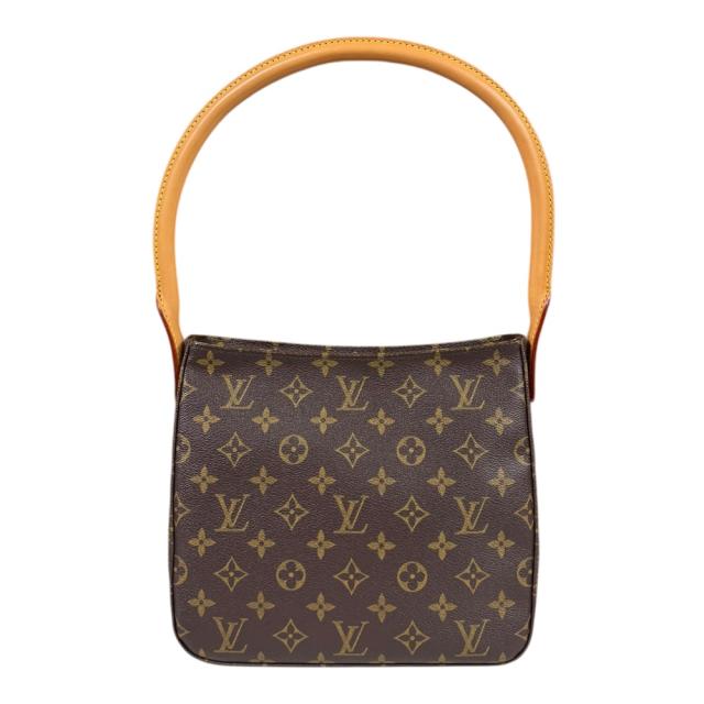 ルイヴィトン ルーピングMM モノグラム ショルダーバッグ モノグラムキャンバス M51146 ブラウン レディース LOUIS VUITTON  中古 R&Kリサイクルキング