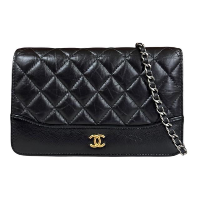 シャネル ガブリエル ドゥ シャネル ウォレットチェーン ラムスキン A84389 レディース CHANEL  中古 R&Kリサイクルキング