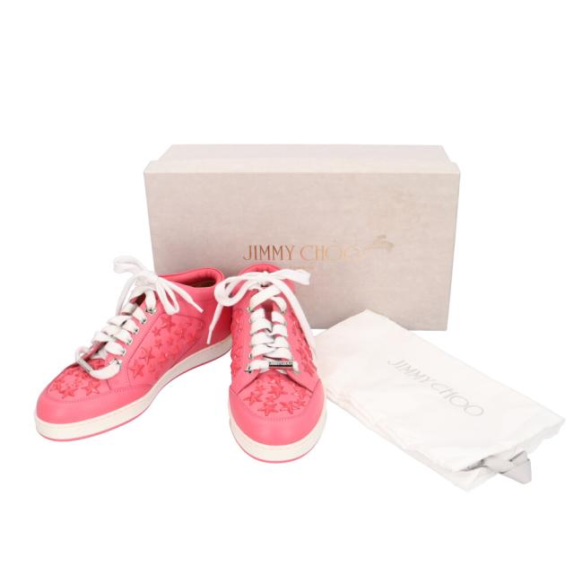 ジミーチュウ スニーカー レザー レディース JIMMY CHOO  中古 R&Kリサイクルキング