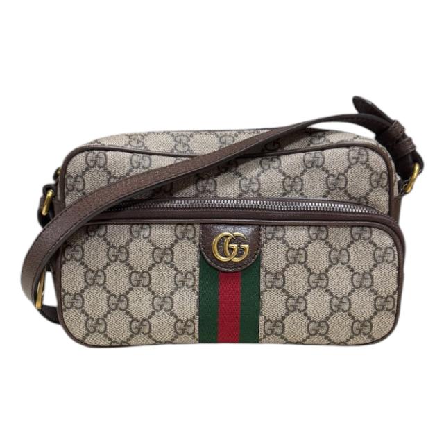 グッチ オフィディア ショルダーバッグ GGスプリームキャンバス 723312 ベージュ レディース GUCCI  中古 R&Kリサイクルキング