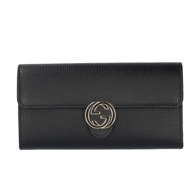 グッチ インターロッキングG 長財布 レザー 615524 ユニセックス GUCCI  中古 R&Kリサイクルキング