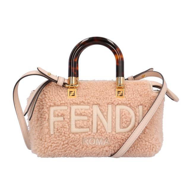 フェンディ バイザウェイミニ ショルダーバッグ レザー 8BS067 ピンク レディース FENDI  中古 R&Kリサイクルキング フェンディ バイザウェイミニ ショルダーバッグ レザー 8BS067 ピンク