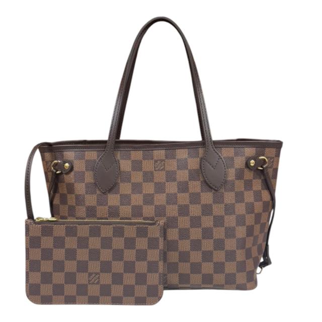 ルイヴィトン ネヴァーフルPM ダミエ トートバッグ ダミエキャンバス N41359 ブラウン レディース LOUIS VUITTON  中古 R&Kリサイクルキング
