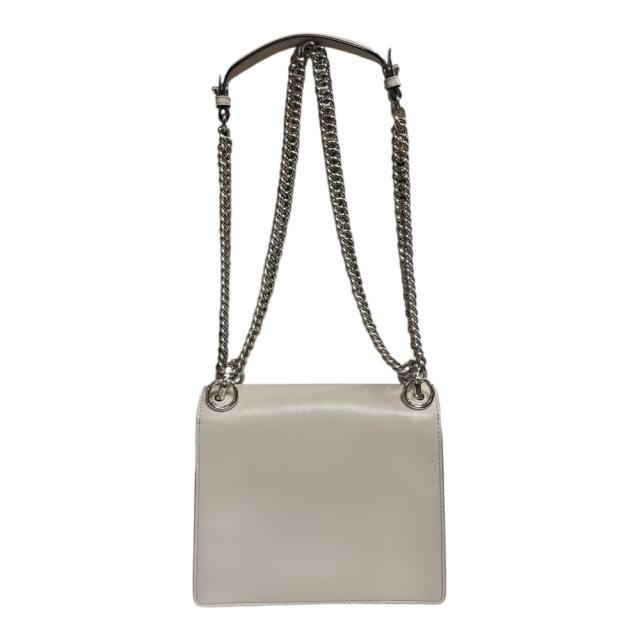 フェンディ キャナイスモール ショルダーバッグ レザー 8M0381 ベージュ レディース FENDI  中古 R&Kリサイクルキング フェンディ キャナイスモール ショルダーバッグ レザー 8M0381