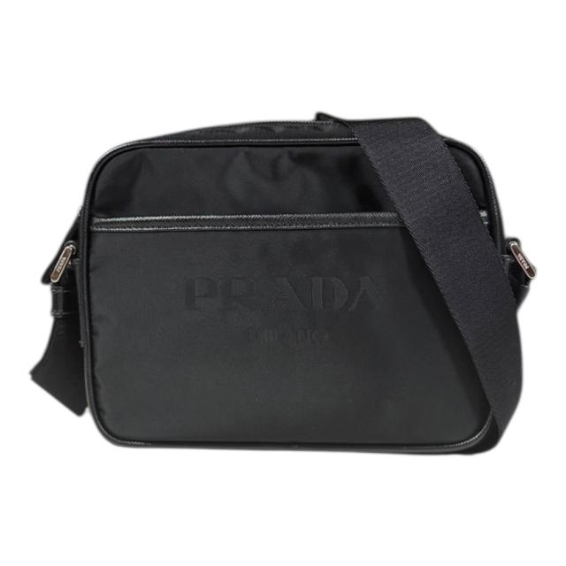 プラダ ショルダーバッグ ナイロン 2VH144 ブラック レディース PRADA  中古 R&Kリサイクルキング