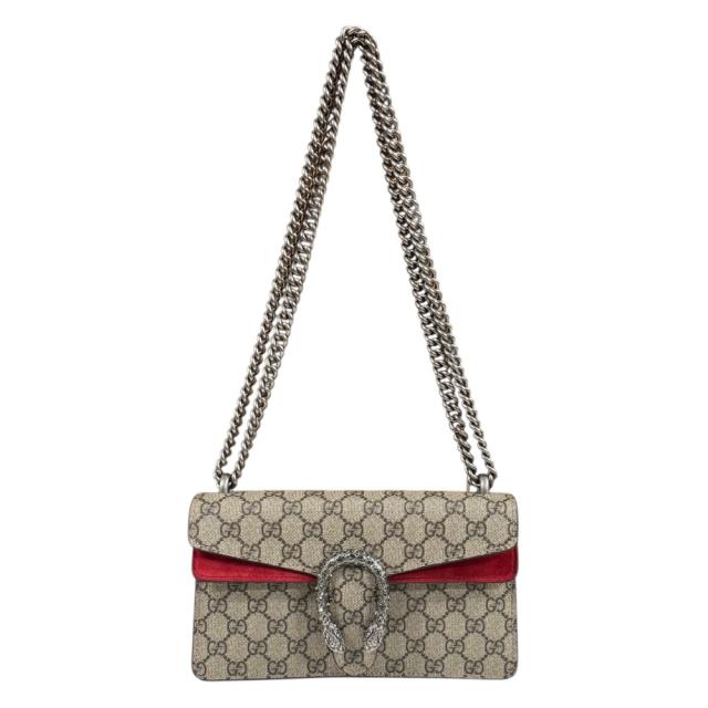 グッチ ミディアム ディオニュソス ショルダーバッグ GGスプリームキャンバス 499623 ベージュ レディース GUCCI  中古 R&Kリサイクルキング