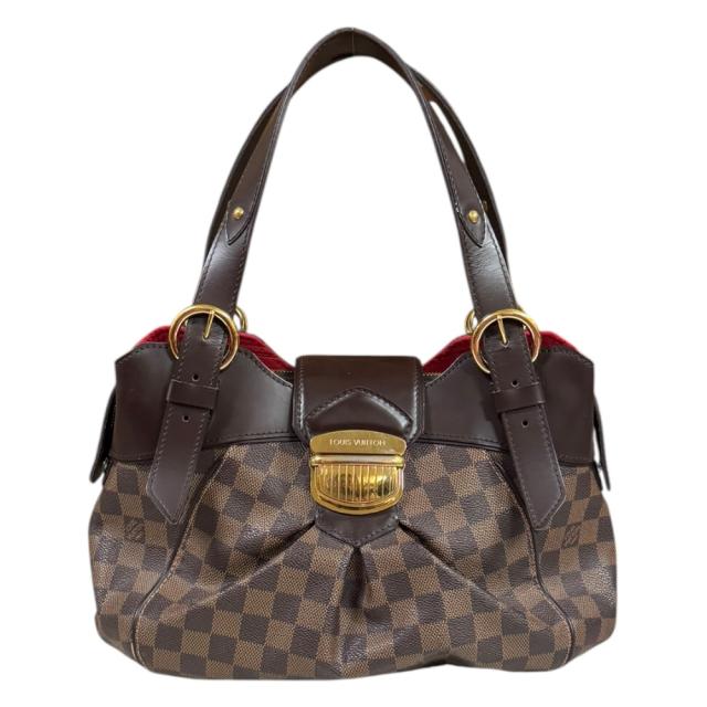 ルイヴィトン システィナPM ダミエ ショルダーバッグ ダミエキャンバス N41542 ブラウン レディース LOUIS VUITTON  中古 R&Kリサイクルキング