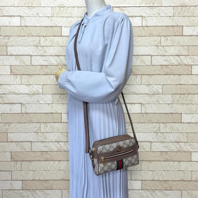 グッチ ミニバッグ オフィディア ショルダーバッグ GGスプリーム