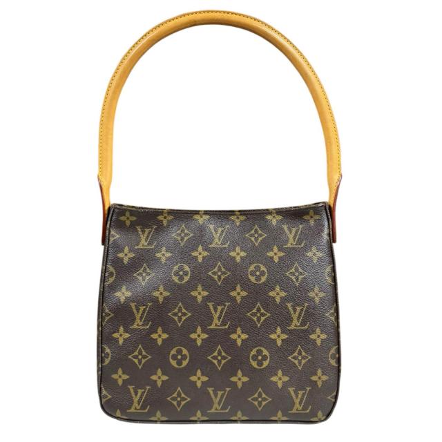 ルイヴィトン ルーピングMM モノグラム ショルダーバッグ モノグラムキャンバス M51146 ブラウン レディース LOUIS VUITTON  中古 R&Kリサイクルキング