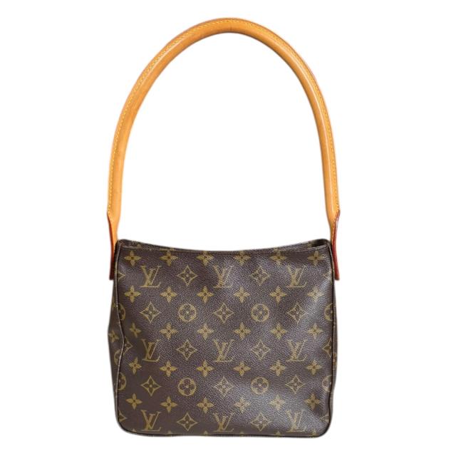 ルイヴィトン ルーピングMM モノグラム ショルダーバッグ モノグラムキャンバス M51146 ブラウン レディース LOUIS VUITTON  中古 R&Kリサイクルキング