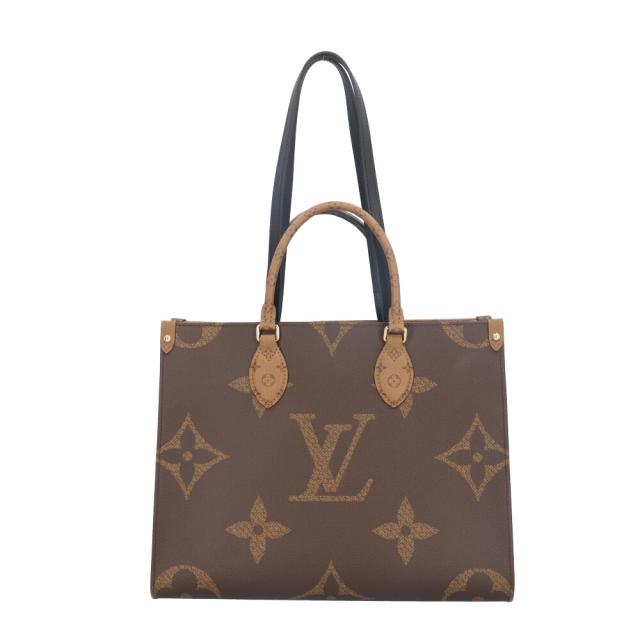 ルイヴィトン オンザゴーMM モノグラムジャイアント トートバッグ モノグラムキャンバス M45321 ブラウン レディース LOUIS VUITTON  中古 R&Kリサイクルキング