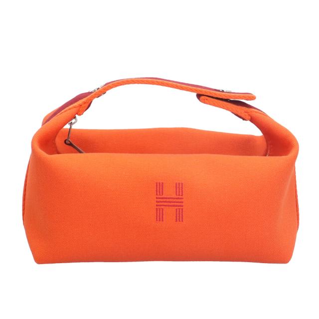 エルメス ブリッド・ア・ブラックPM ポーチ コットンキャンバス レディース HERMES  中古 R&Kリサイクルキング