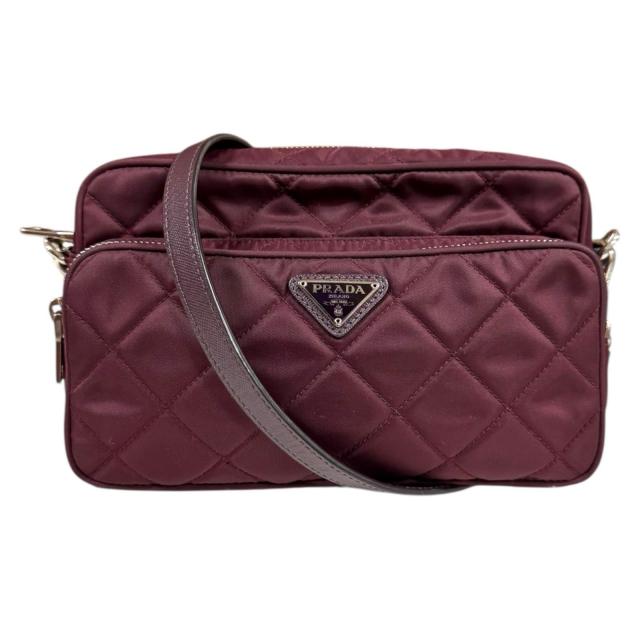 プラダ ショルダーバッグ ナイロン ブラウン レディース PRADA  中古 R&Kリサイクルキング