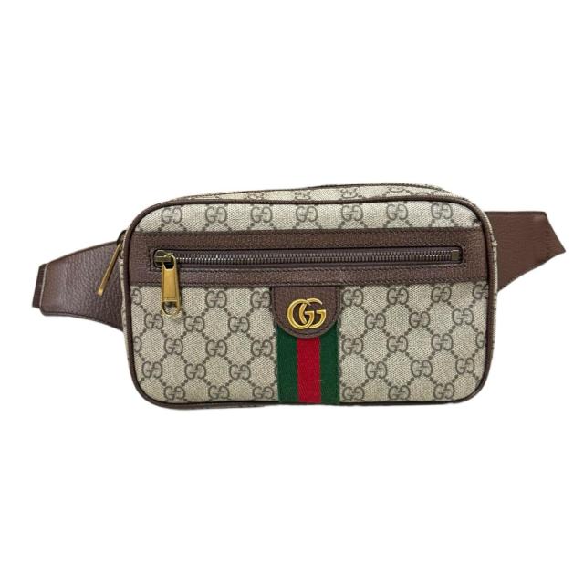 グッチ GGベルトバッグ オフィディア ボディバッグ GGスプリームキャンバス 574796 ベージュ ユニセックス GUCCI  中古 R&Kリサイクルキング