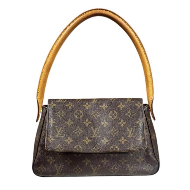 ルイヴィトン ミニルーピング モノグラム ショルダーバッグ モノグラムキャンバス M51147 ブラウン レディース LOUIS VUITTON  中古 R&Kリサイクルキング