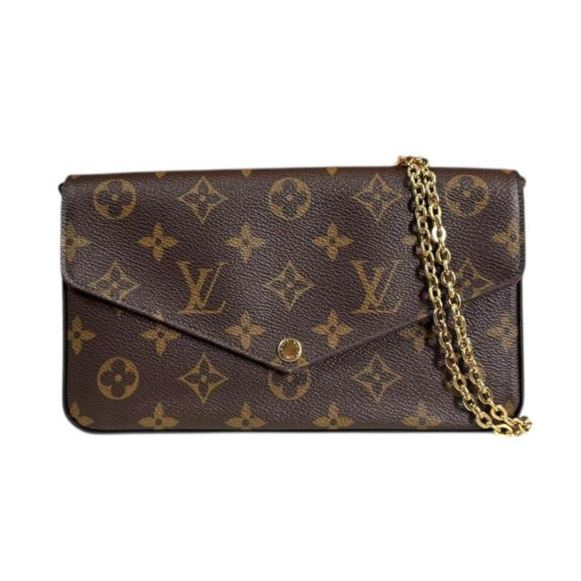 ルイヴィトン ポシェットフェリシー モノグラム ショルダーバッグ モノグラムキャンバス M61276 ブラウン レディース LOUIS VUITTON  中古 R&Kリサイクルキング