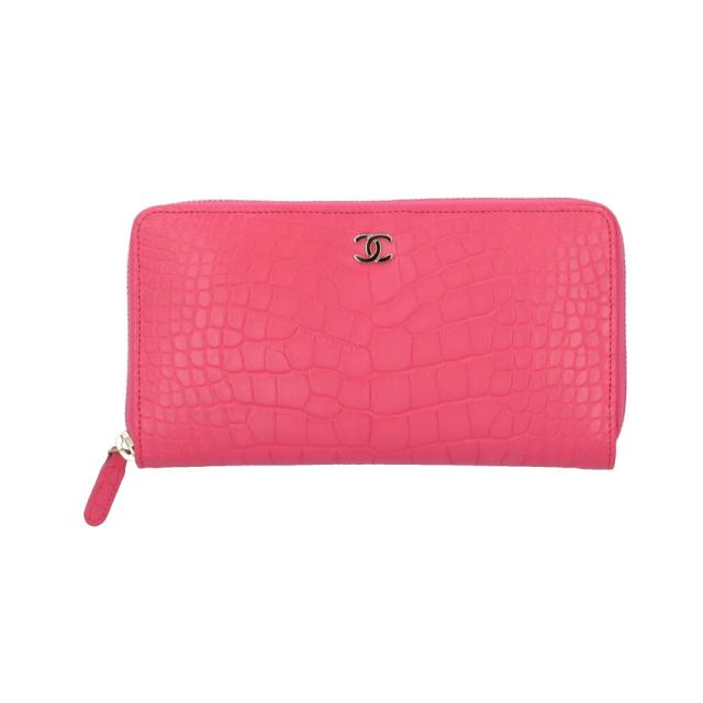 シャネル ココマーク 長財布 クロコダイル レディース CHANEL  中古 R&Kリサイクルキング