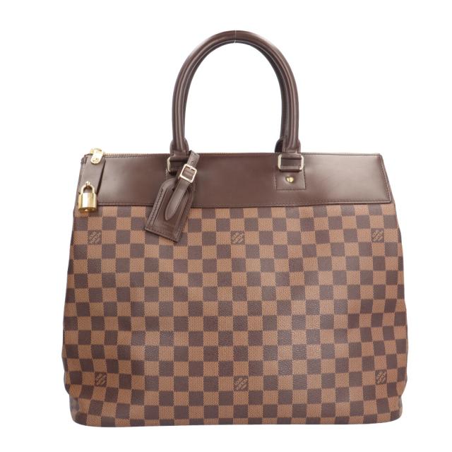 ルイヴィトン グリニッジPM ダミエ ボストンバッグ ダミエキャンバス N41165 ブラウン ユニセックス LOUIS VUITTON  中古 R&Kリサイクルキング