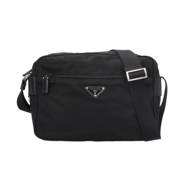 プラダ ショルダーバッグ ナイロン BT0166 ブラック レディース PRADA  中古 R&Kリサイクルキング