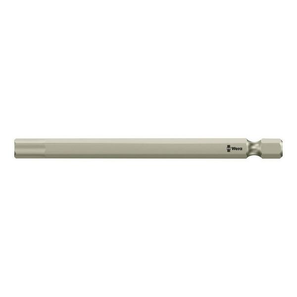 WERA ベラ Hex六角ネジ用 ステンレス製ドライバービット 差込6.35mm 刃先サイズHEX6 全長89mm 071104(代引不可)の ...