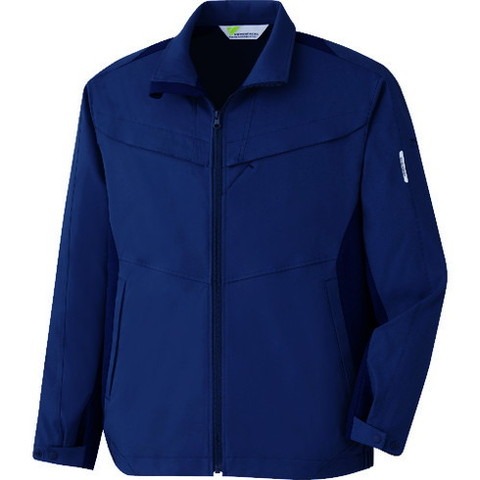 ミドリ安全 ハイストレッチブルゾン VE627 上 ネイビー L VE627UEL(代引不可)【送料無料】