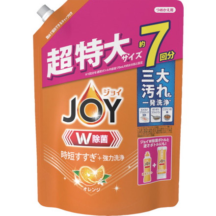 P&G ジョイ W除菌 食器用洗剤 オレンジ 詰メ替エ 超特大 910ml P&Gジャパン同 清掃 衛生用品 労働衛生用品 食器 厨房機器洗剤(代引不可)の通販はau PAY マーケット ...