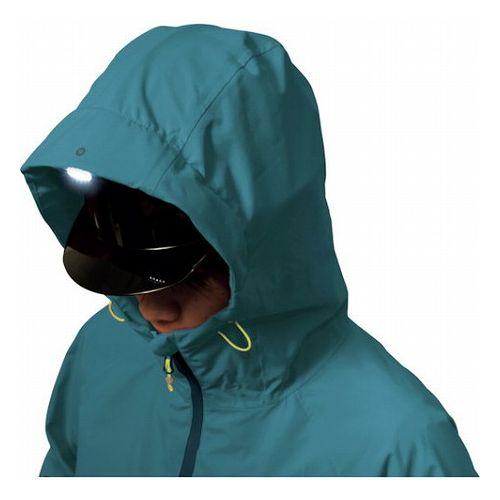 マック フーディライトレインジャケット ブルー M AS82017 保護具 作業服 雨具(代引不可)【送料無料】