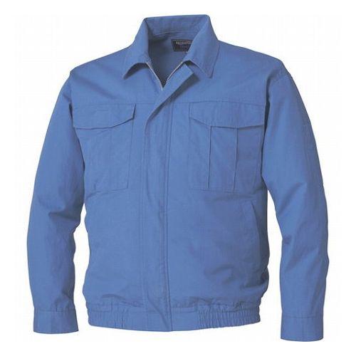 空調服 空調服[[R下]] 難燃長袖ブルゾン ウエアのみ ライトブルー 2L KU91731C24S4 環境改善用品 暑さ対策用品 冷却衣服(代引不可)【送料無料】