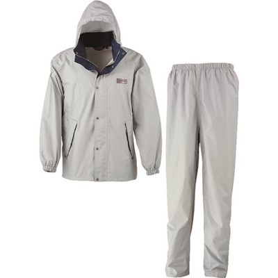 カジメイク エントラントレインスーツ2 シルバー M 725071M 保護具 作業服 雨具(代引不可)【送料無料】