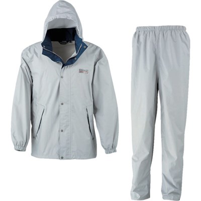 カジメイク エントラントレインスーツ2 シルバー 4L 7250714L 保護具 作業服 雨具(代引不可)【送料無料】