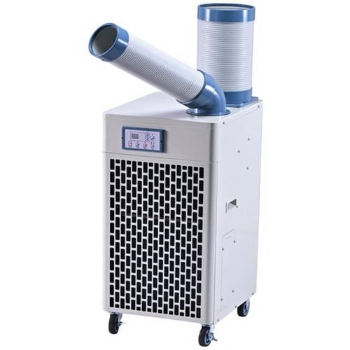 NAKATOMI 【4月入荷予定】 冷暖スポットエアコン 冷媒ガスR32 ドレンレス 自動首振り機能付 SAC27HCS 環境改善用品 暑さ対策用品 スポットエアコン(代引不可)【送料無料】