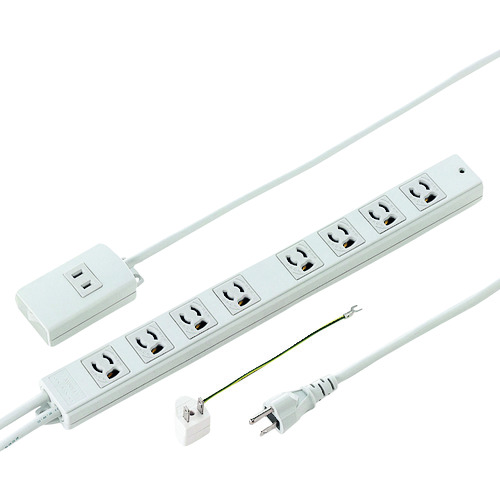 SANWA 抜け止めタップ(手元集中スイッチ付き) TAPMG3812N オフィス 住設用品 OA用品 OAタップ(代引不可)【送料無料】