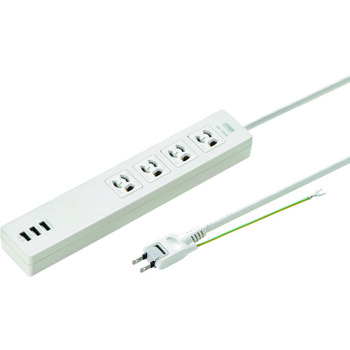 SANWA USB充電機能付きタップ TAPF37U2 オフィス 住設用品 OA用品 OAタップ(代引不可)【送料無料】